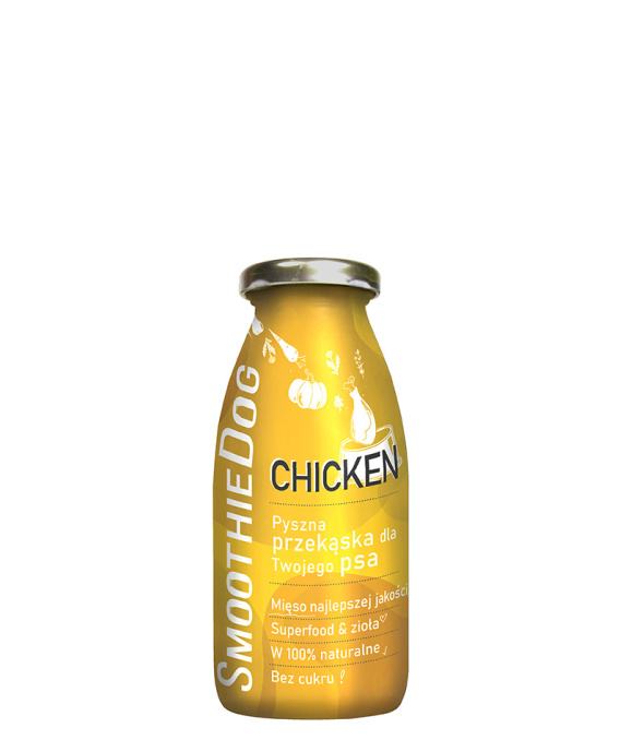 SmoothieDog Chicken - smoothie dla psa kurczak z warzywami (250ml ...
